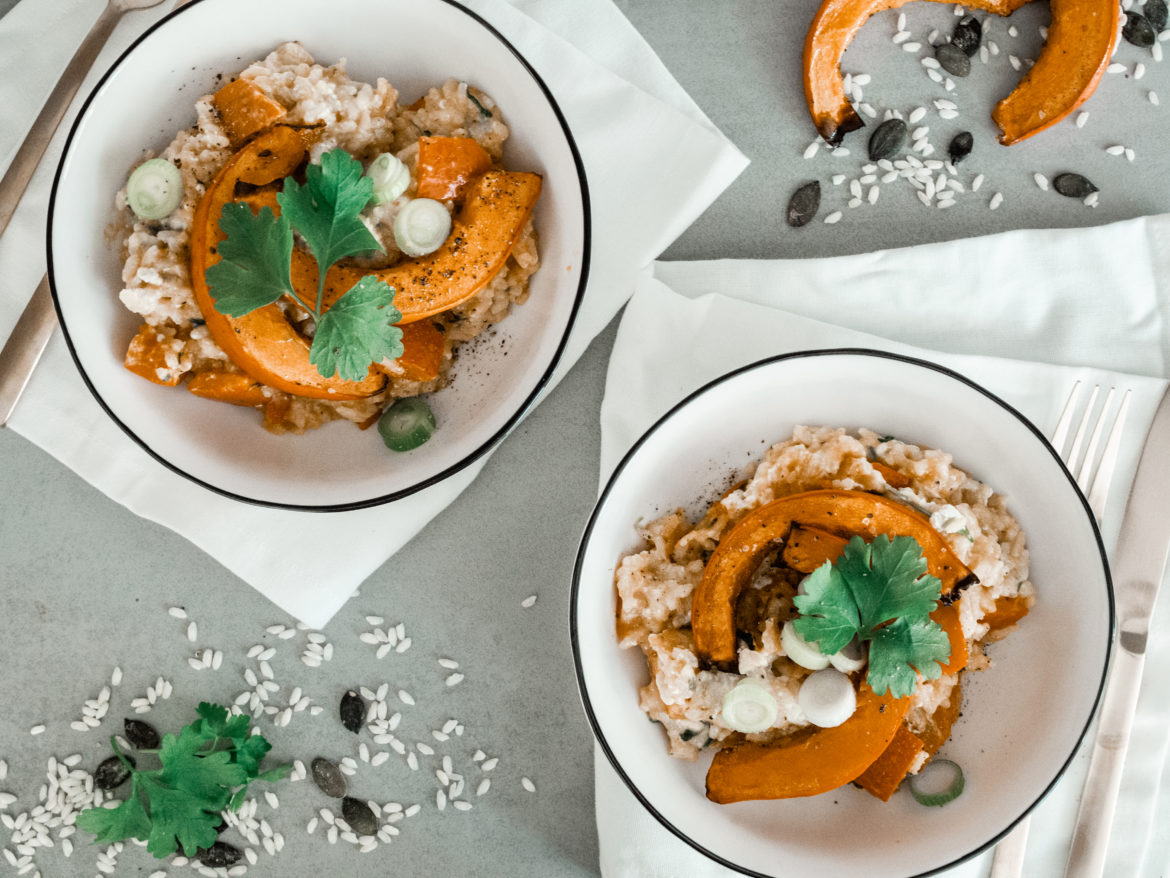Kürbis Risotto - ein gesundes & leckeres Rezept, das schnell zurbereitet ist