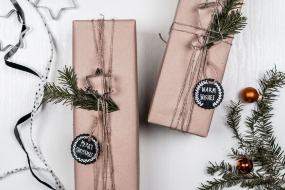 Flasche Verpacken - Anleitung zum DIY Geschenkverpackung basteln